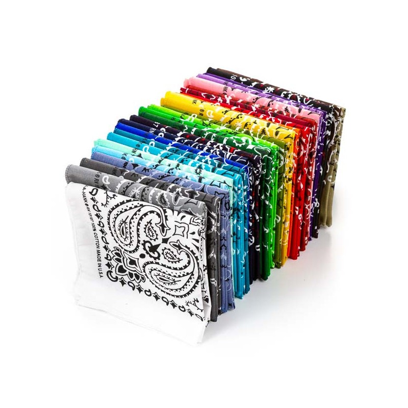 Box of 30 bandanas - made in USA