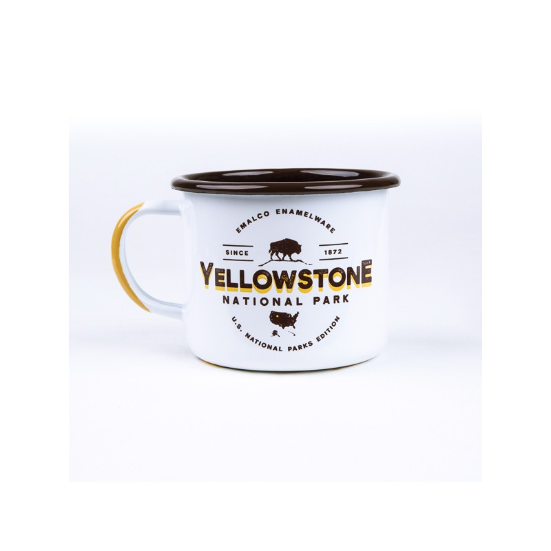 Yellowstone National Park enamel mug