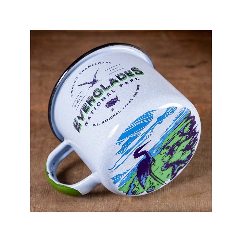Everglades National Park enamel mug