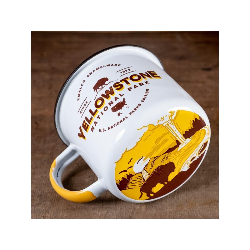 Yellowstone National Park enamel mug