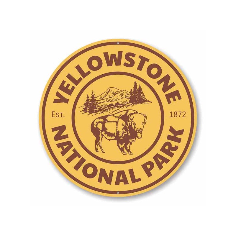 Yellowstone Est 1872 Metal Sign - made in USA