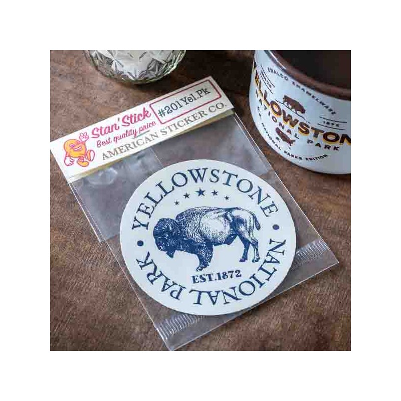 YELLOWSTONE NATIONAL PARK STICKER⎟LE COMPTOIR AMERICAIN