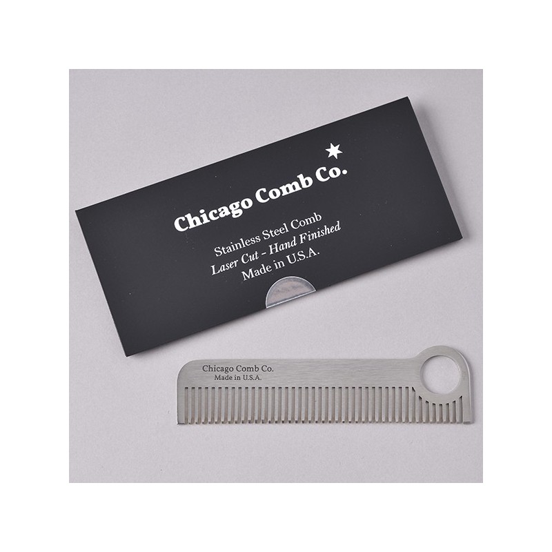 CHICAGO COMB "THE CLASSIC" engraved made in USA⎟ lecomptoiramericain