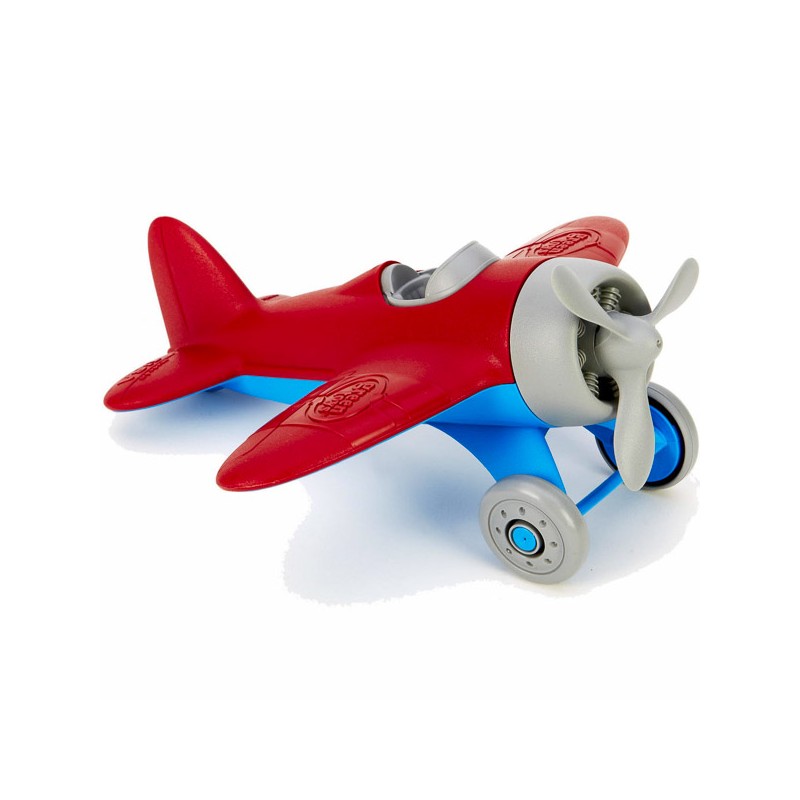 Avion monoplan rouge Green Toys ⎜ LE COMPTOIR AMERICAIN