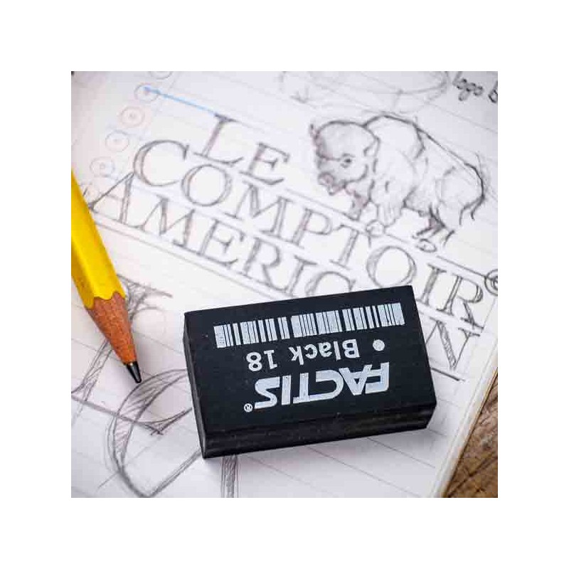 Black 18 black eraser