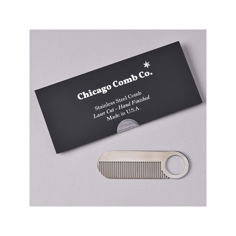 CHICAGO COMB "THE CLASSIC" engraved made in USA⎟ lecomptoiramericain