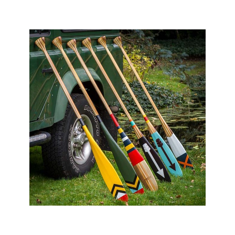 Artisan Painted Paddle WEST handmade in USA ⎜SANBORN CANOE ⎜LE COMPTOIR ...