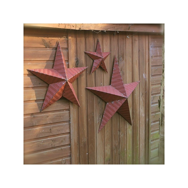 AMISH TIN BARN STAR RED made in USA⎟ lecomptoiramericain