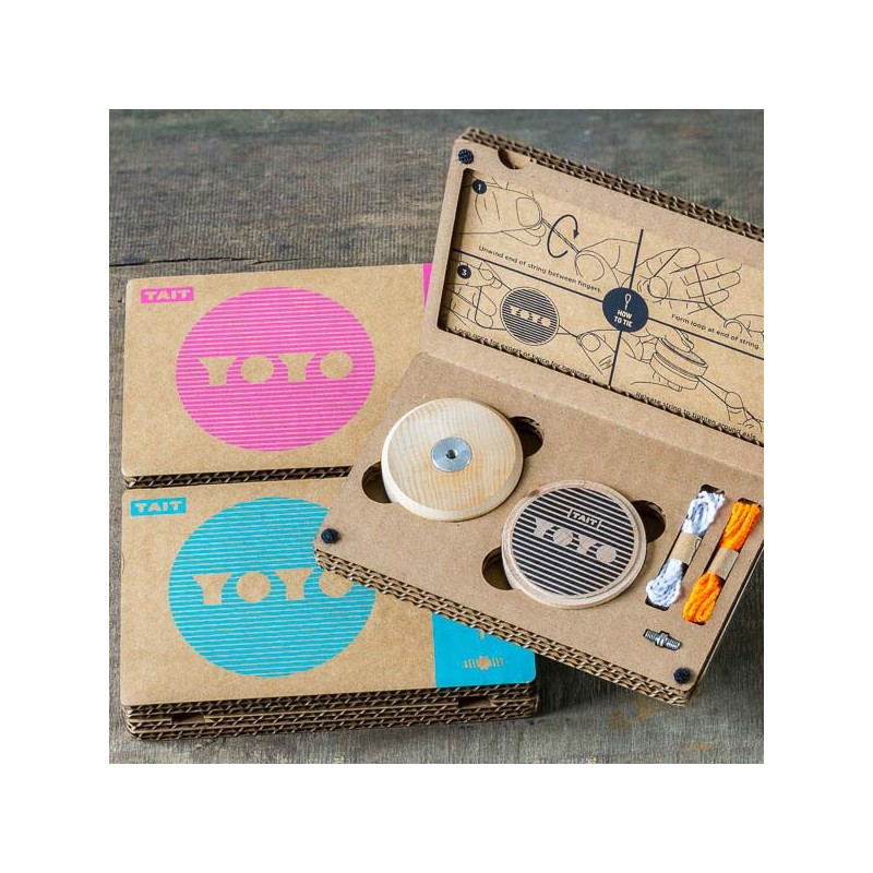 HANDCRAFTED SOLID-MAPLE YOYO ⎟TAIT DESIGN CO⎟ LE COMPTOIR AMERICAIN