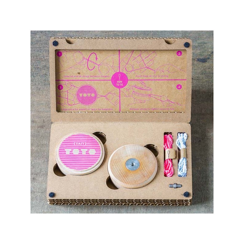 HANDCRAFTED SOLID-MAPLE YOYO ⎟TAIT DESIGN CO⎟ LE COMPTOIR AMERICAIN