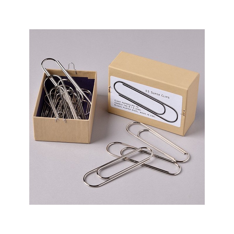 Super clips - Box of 15 ⎟ lecomptoiramericain