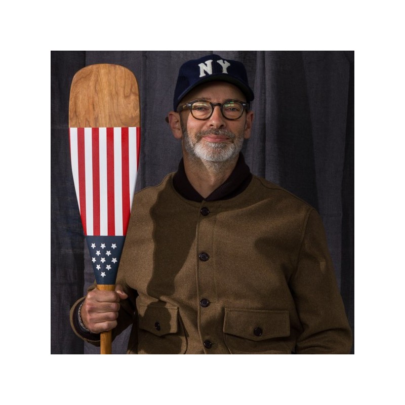 Artisan Painted Paddle Stars and Stripes handmade in USA ⎜SANBORN CANOE ...