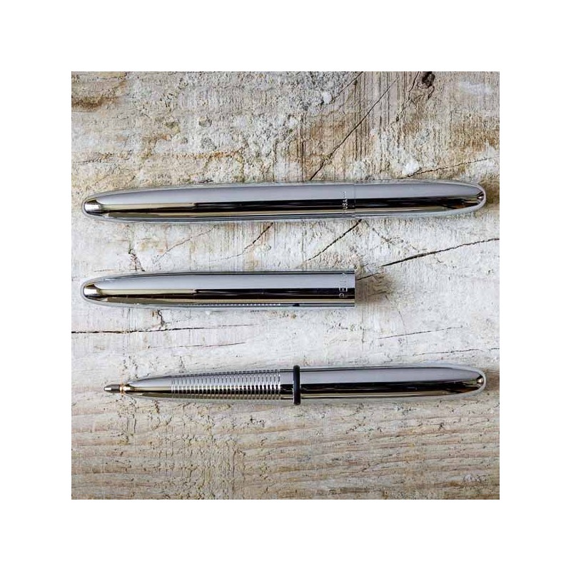 Chrome bullet Fisher Space Pen ⎟ lecomptoiramericain