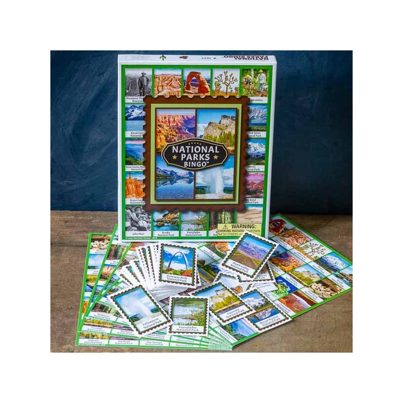 National Parcs Bingo made in USA ⎟LE COMPTOIR AMERICAIN