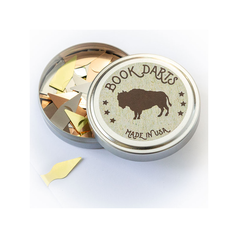 Book Darts. Box of 30 bronze Linemarkers - Made in USA - Le Comptoir ...